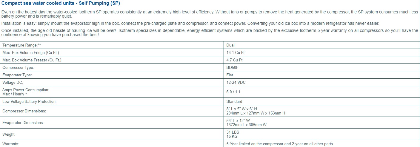 Compact Classic Water Cooled SP 2556 - Flagship Marine